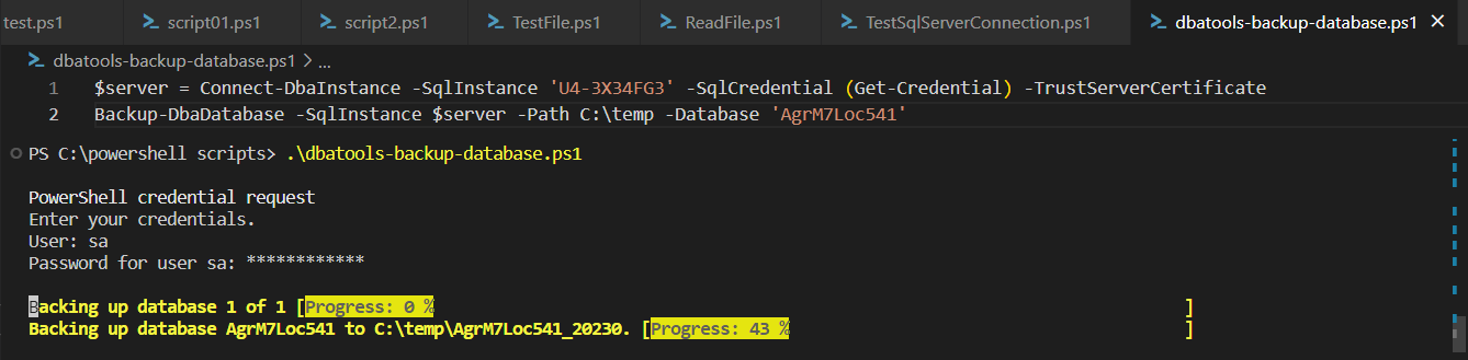 How To Backup Sql Server Database Using Powershell Byteinthesky